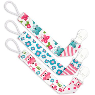 Parent's Choice Pacifier Lanyard Clip, Pink - Walmart.com