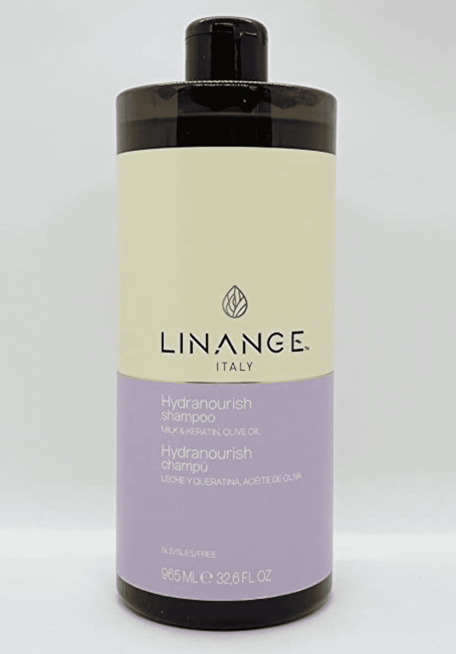 Linange Hydranourish Shampoo Milk &Keratin, Oilve Oil 965ML (32.6 Fl.Oz ...