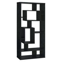 Coaster Company Interlocking 8 Shelf Wood White Bookcase for Home ...