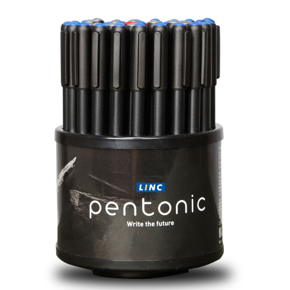 Linc Pentonic Premium Ball Point Pens, 50 Count, Medium Point, 1 mm ...