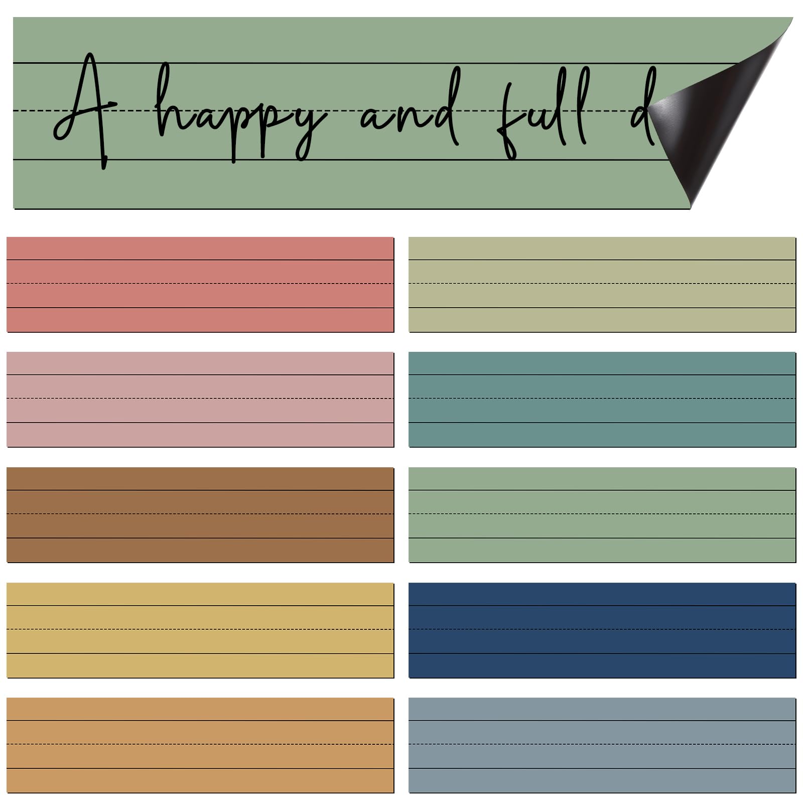 Lincia Magnetic Sentence Strips Magnetic Dry Erase Sentence Strips for ...