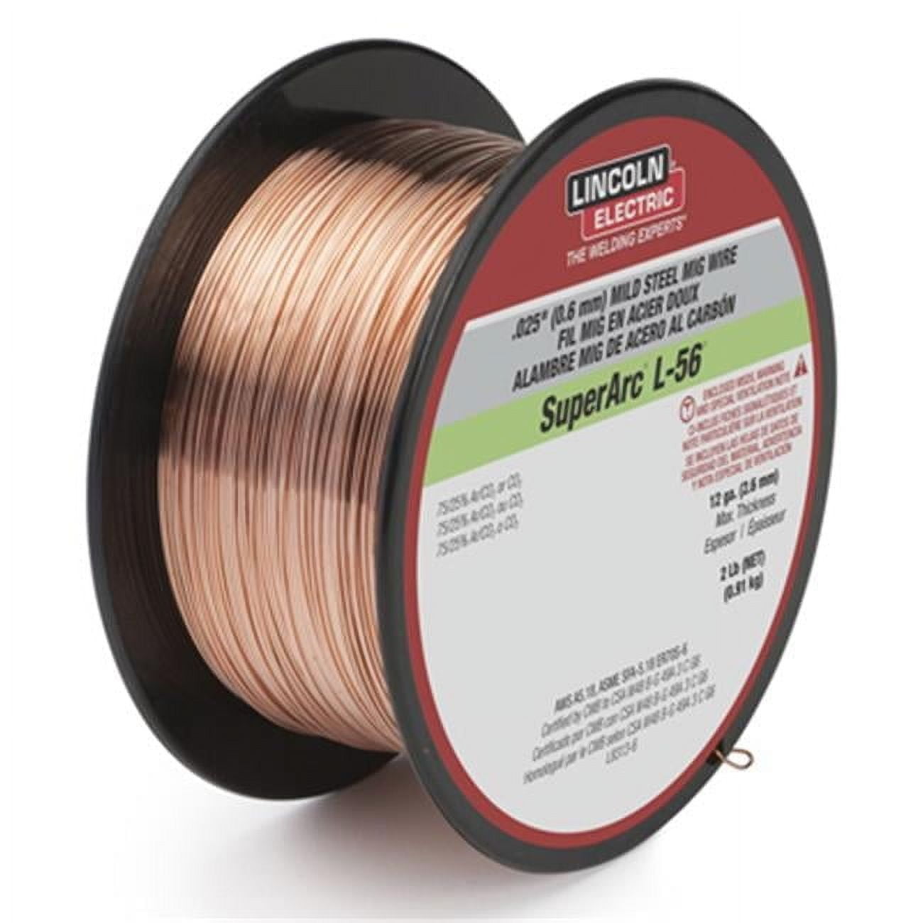 Lincoln Electric ED030631 .030 Super Arc L-56 Mig Wire 2lb Spool ...