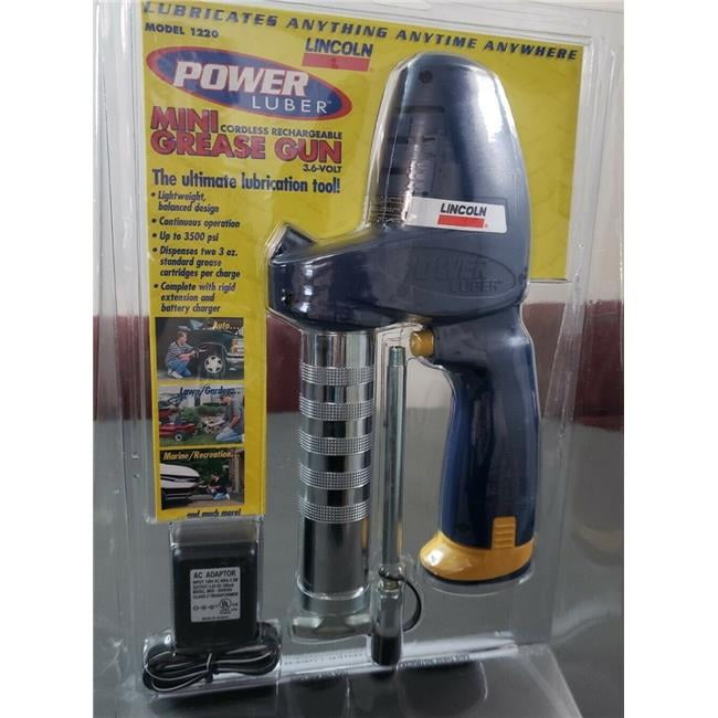 Lincoln Industrial USA LN1220 3.6V Power Luber Mini Cordless Grease Gun ...