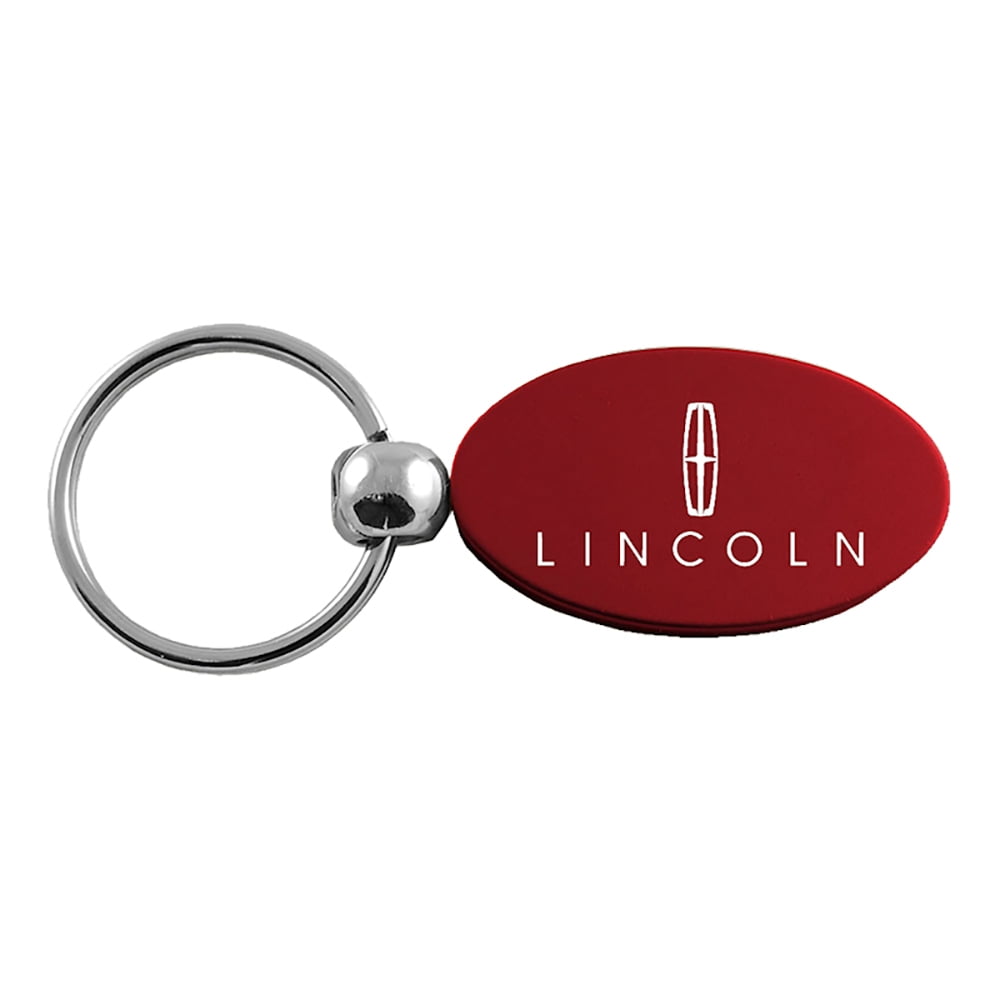 Lincoln Keychain & Keyring - Burgundy Oval - Walmart.com