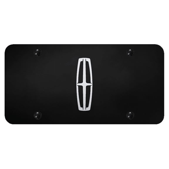 Jeep Mountain Laser Etched Logo License Plate (Rugged Black) - Walmart.com