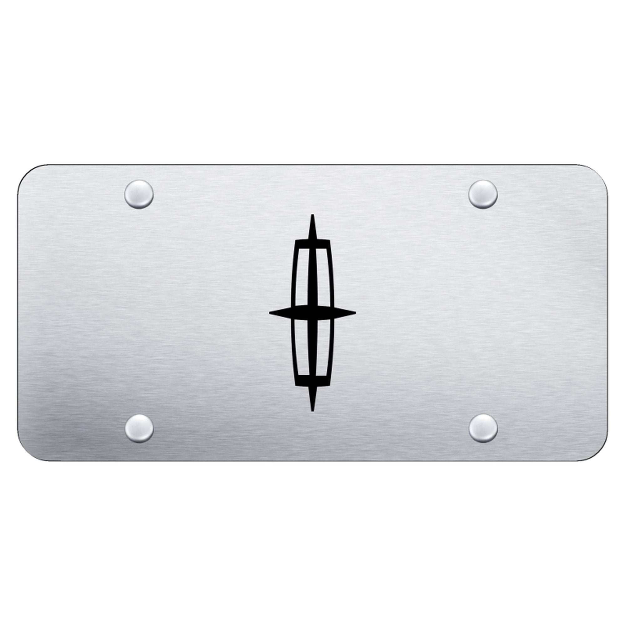 Lincoln Laser Etched Logo License Plate (Chrome) - Walmart.com