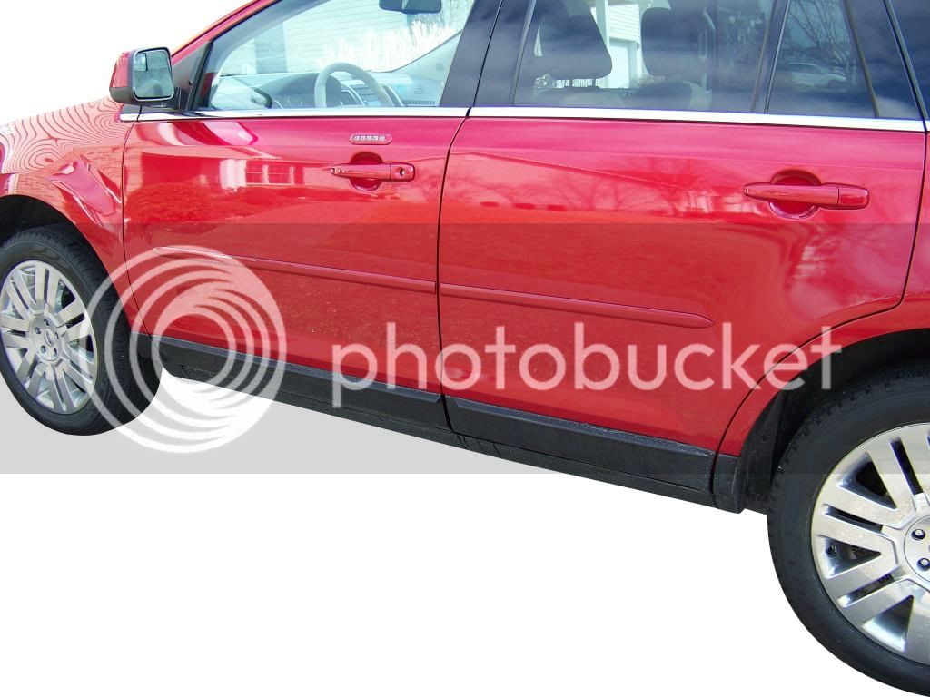 Lincoln MKX Body Side Moldings Painted in the Factory Paint Code of ...