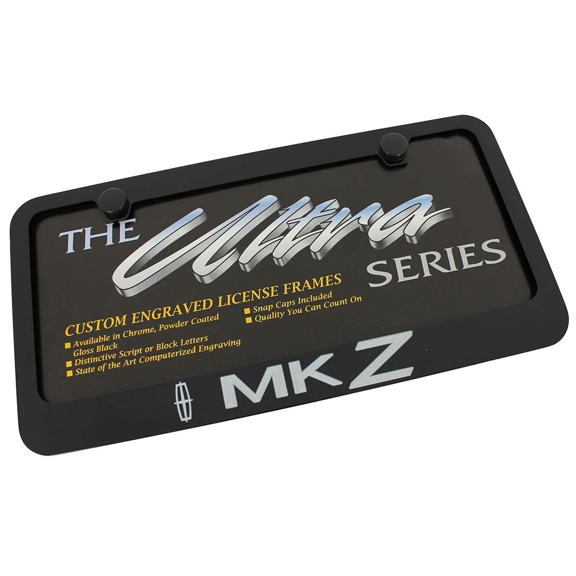 Lincoln MKZ Black Liscense Plate Frame - Walmart.com