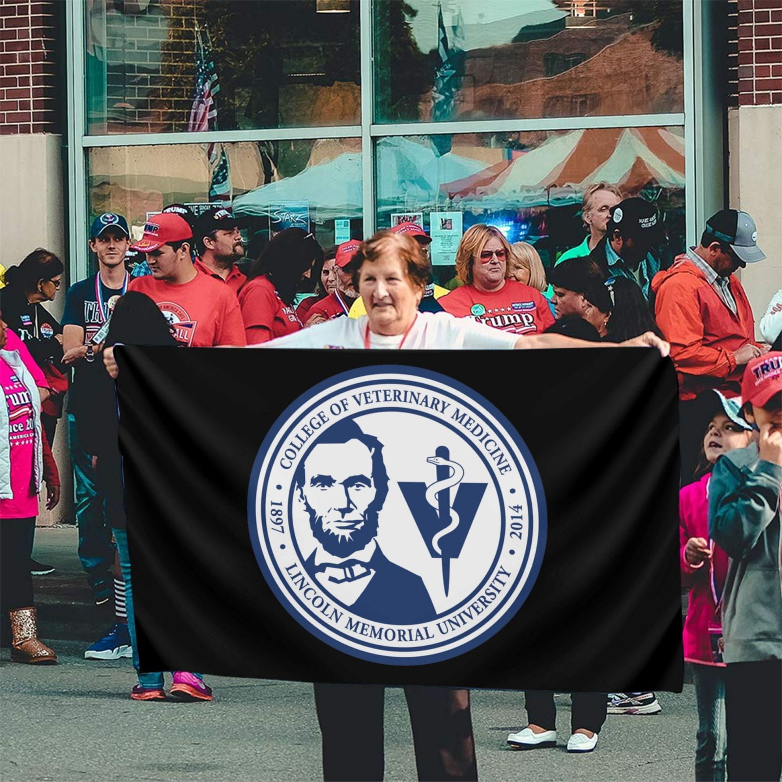 Lincoln Memorial University Logo Banner Breeze Flag Outdoor Flags Home ...