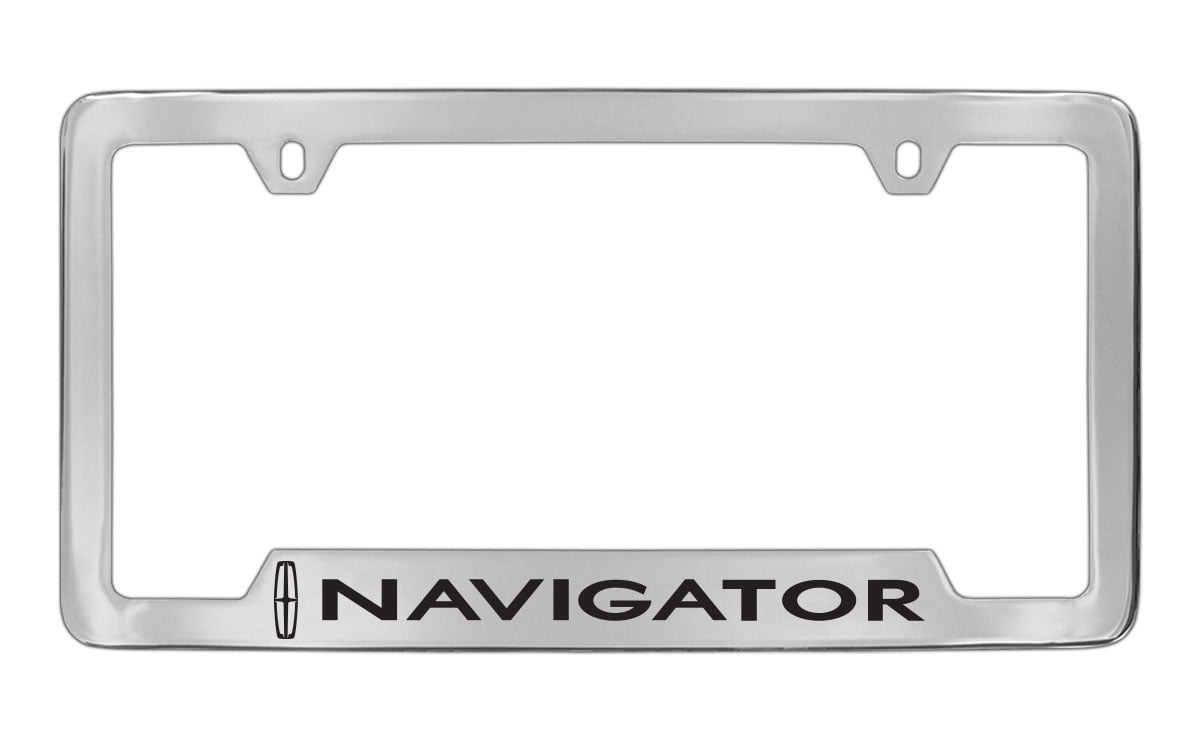 Lincoln Navigator Chrome Plated Metal License Plate Frame Holder ...