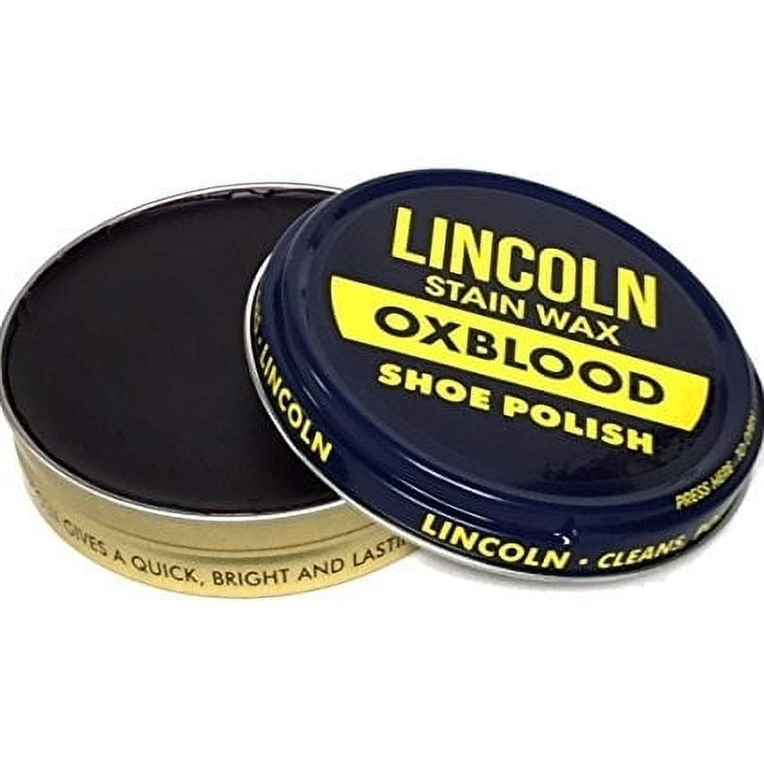 Lincoln Shoe Wax Polish 3 Fl Oz (Red-Oxblood) - Walmart.com