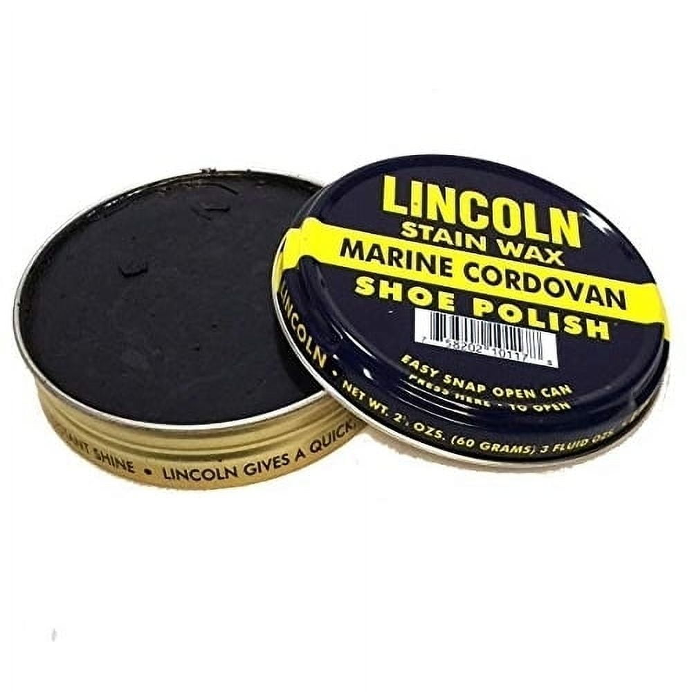 Lincoln Stain Wax Shoe Polish 3 Fl Oz (Marine Cordovan) - Walmart.com