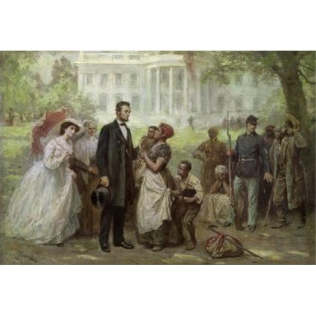 Lincoln & the Contraband Jean Leon Gerome Ferris 1863-1930 American ...