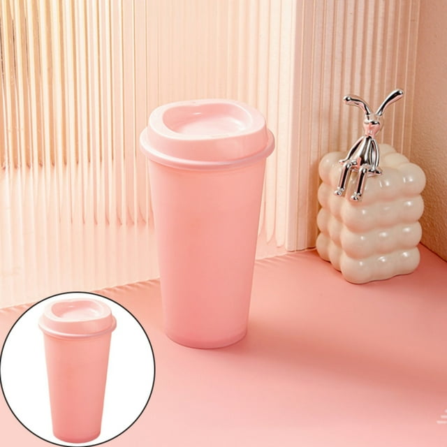 Lincro Under $1 475ml Reusable Plastic Tumblers with Lids Large Color Changing Cups for Adults ...