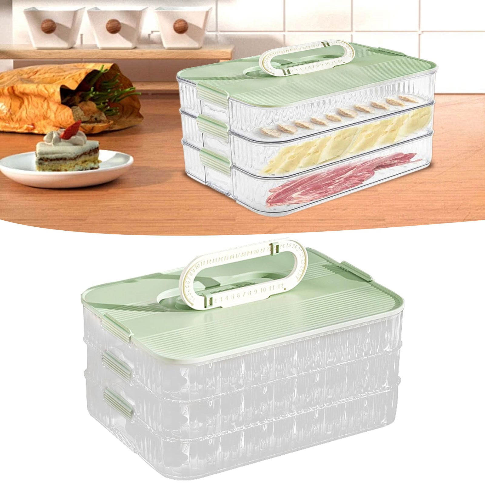 Lincro Meat Container for Fridge Lunch Meat Container for Refrigerator ...