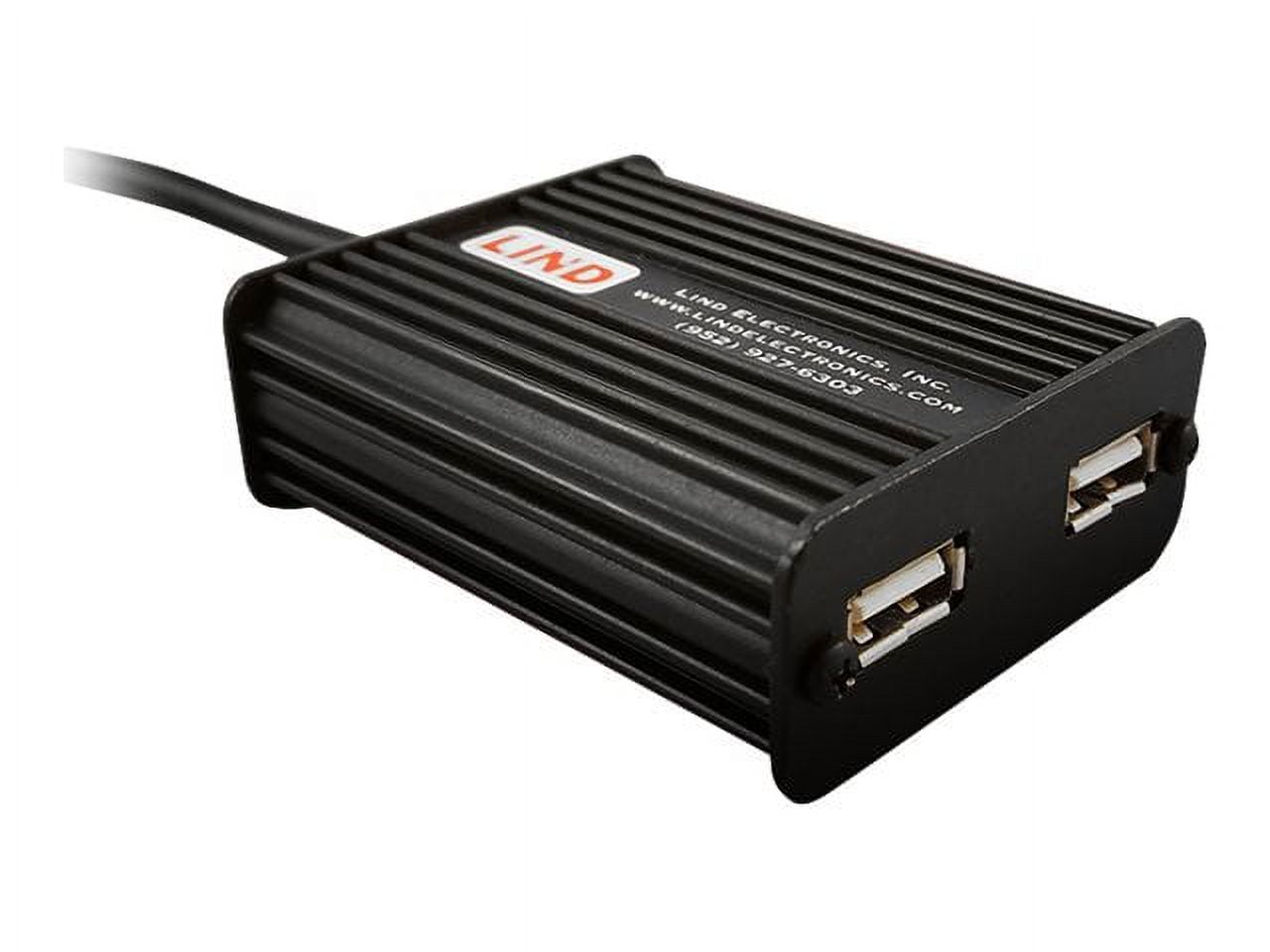Lind Electronics Dual USB Power Adapter with 72INCH MS27467T9B98P 3-PIN ...