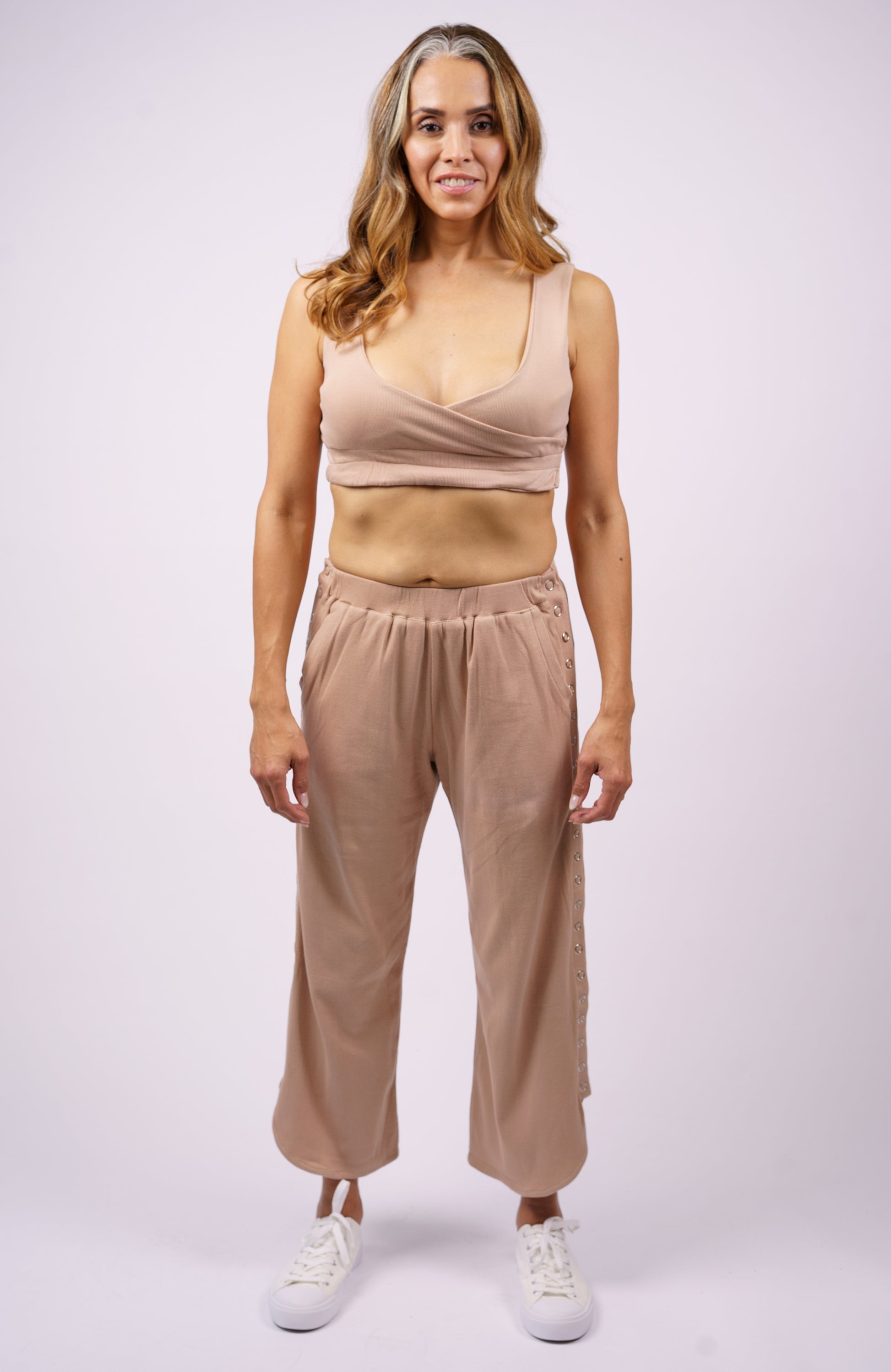 Linda Adaptive Pants with Full Side Seam Opening and Side Loops ...