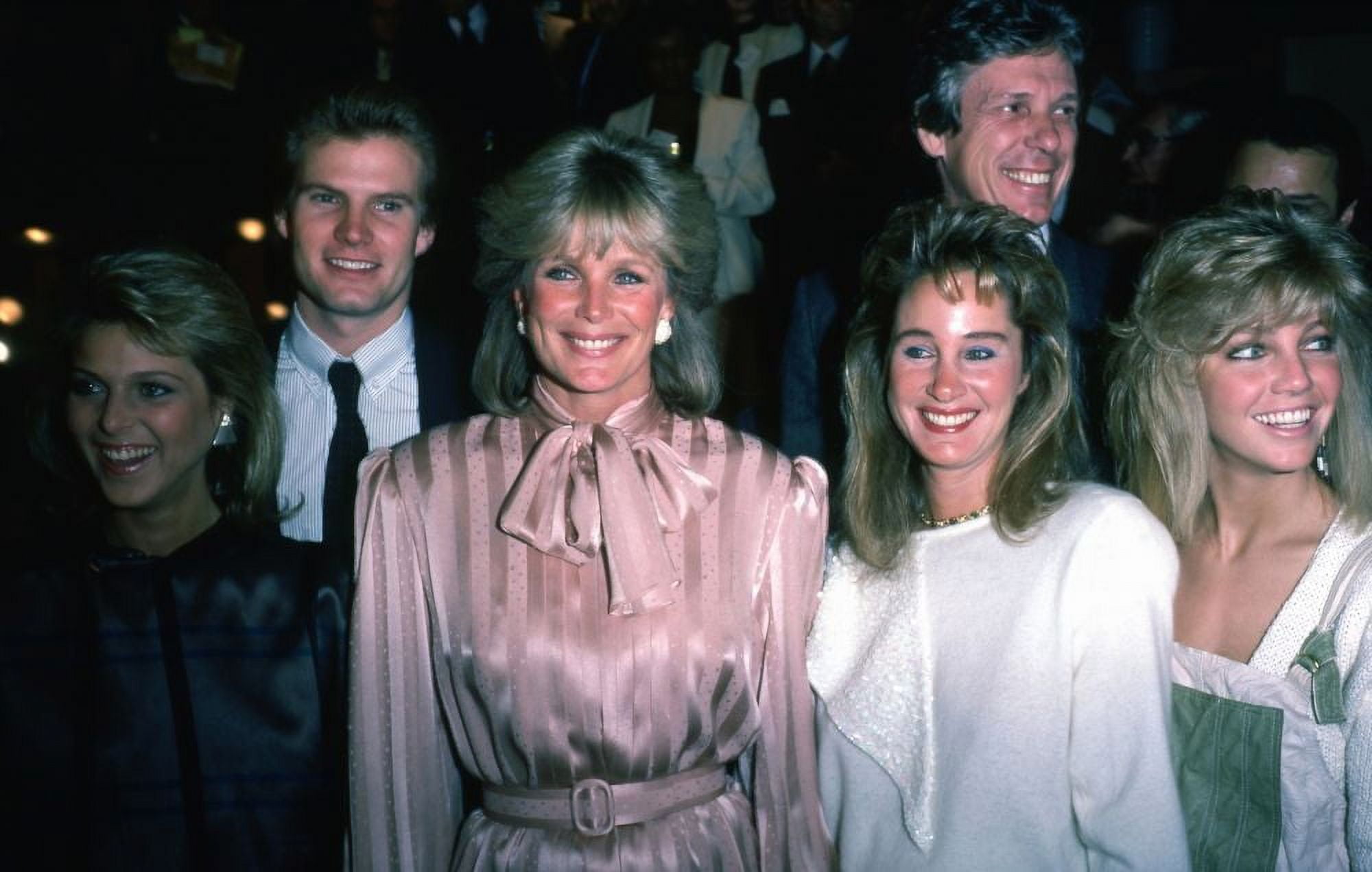 Linda Evans with Dynasty cast members Miichael Neder, Nolan Miller ...