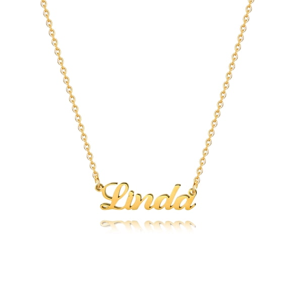 Linda Name Necklace, Custom Name Necklace Personalized Necklace for ...