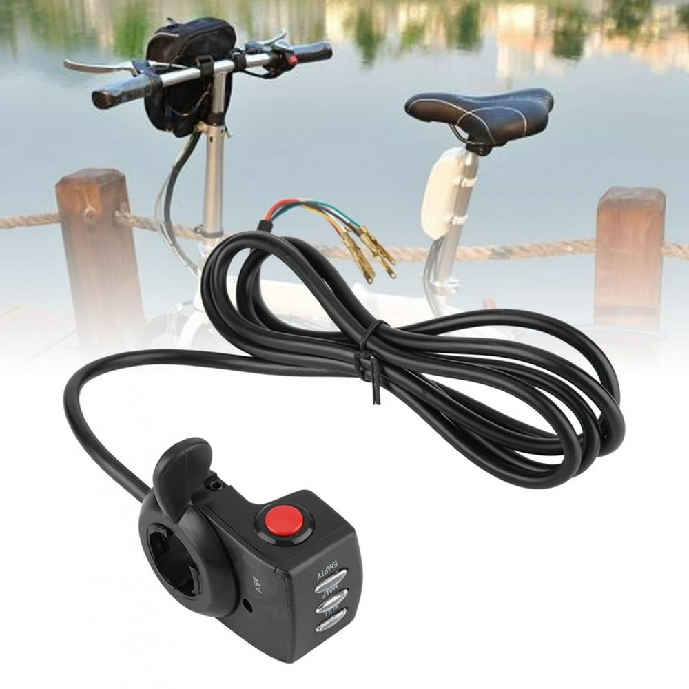 Lindbes 48V Speed Control Twist Thumb Throttle Assembly for E-bike ...