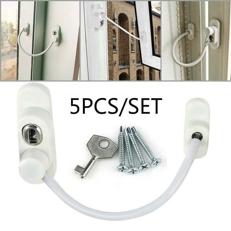 Lindbes 5/1 pcsNew Design Chain Window Security Lock/ Anti-child Lock ...