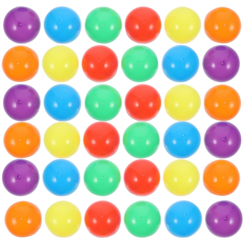 Lindbes 50 Pcs Fillable Easter Eggs Plastic Vending Machine Capsules ...