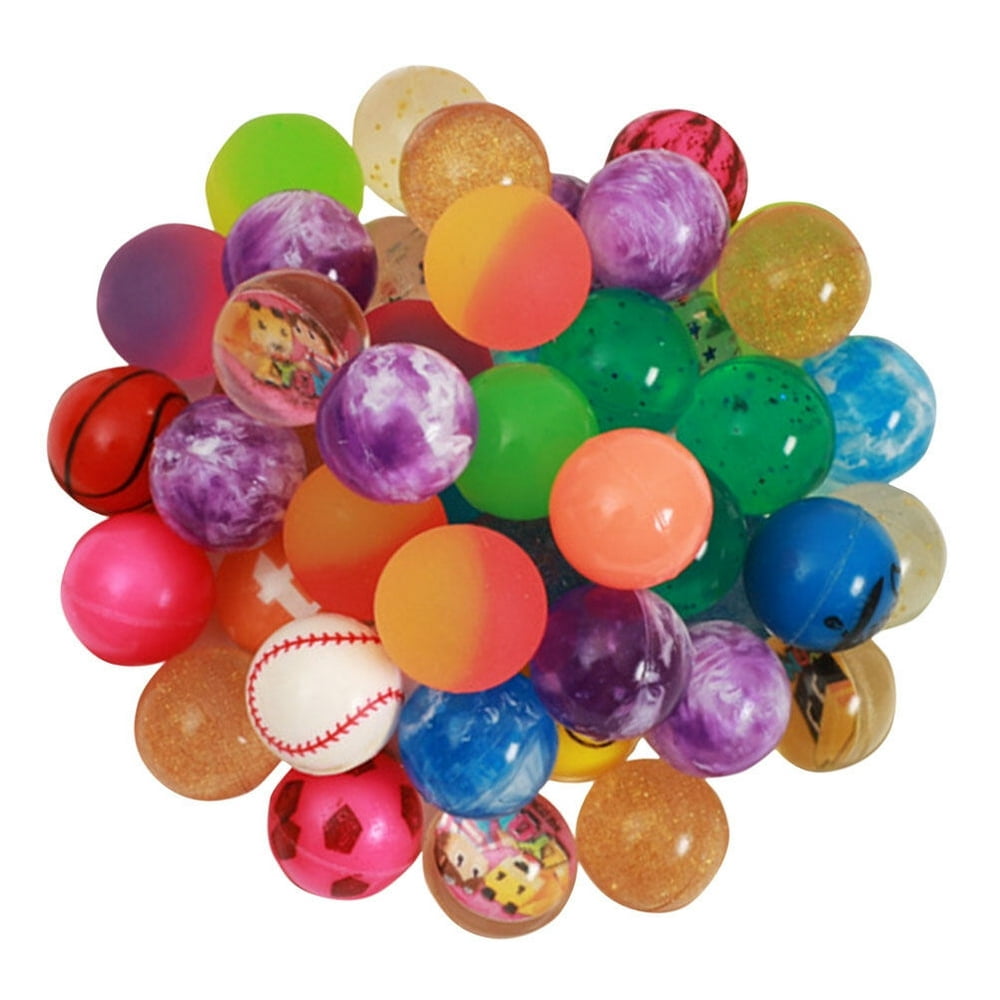 Lindbes 50 Pcs Moon Ball Bouncy Pastime Activity Toys Indoor for Kids ...