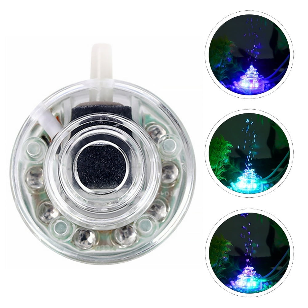Lindbes Aquarium Bubbler with USB LED and Colorful Lighting - Walmart.com