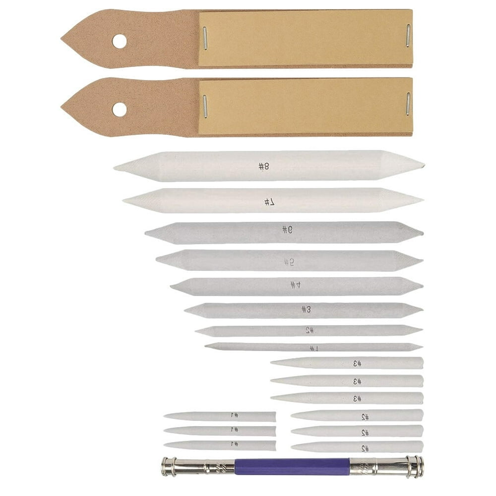 Lindbes Blending Paper Stump Drawing Pencilsstumps Set Sticks ...