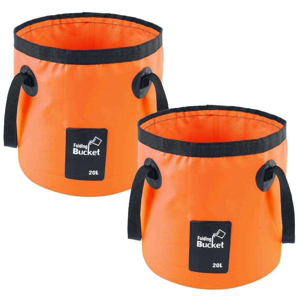 Lindbes Collapsible Bucket with Handle 5 Gallon Bucket(20L) Portable ...