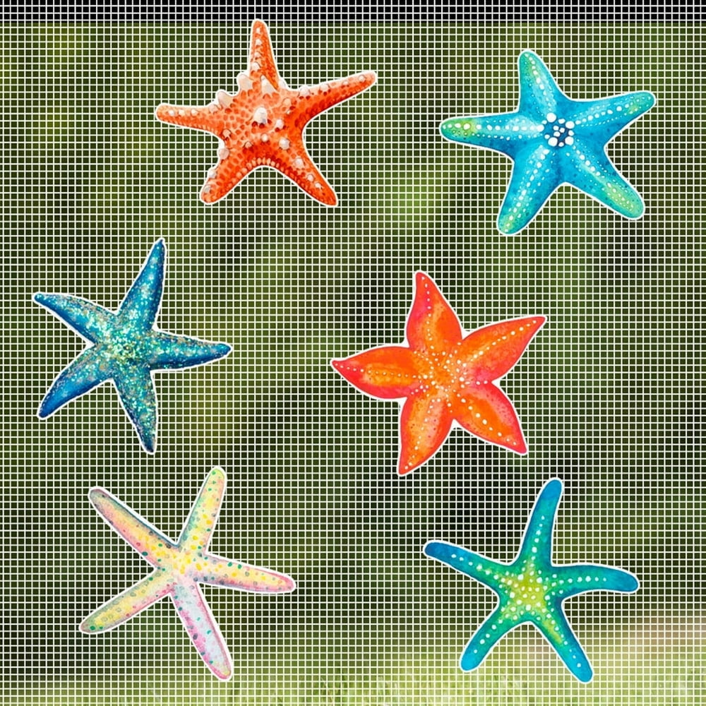 Lindbes Decorative Screen Door Flexible Double Sided Magnetic Stickers ...