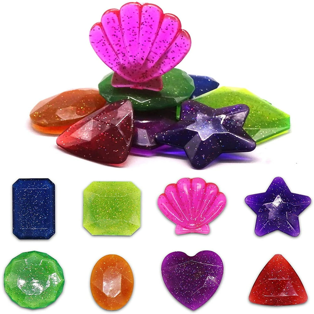 Lindbes Dive Gems Swimming Pool Toys 16 Pack Sinking Swimming Pool Toys ...
