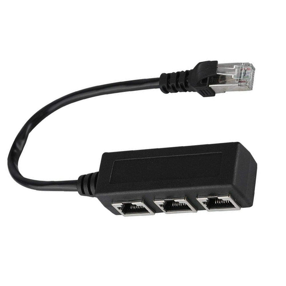 Lindbes Ethernet Splitter Ethernet Extension Cable Adapter Ethernet ...
