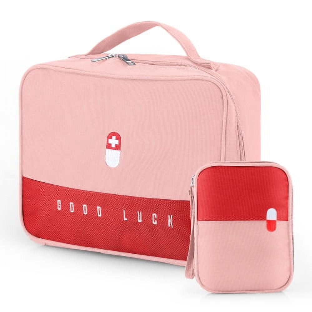 Lindbes First Aid Bag Medication Organizer Emergency Empty Pouch ...