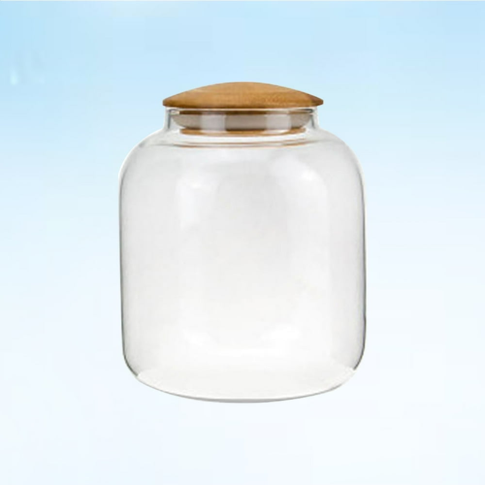 Lindbes Glass Containers Storage Jars Lids Food Coffee Jar Flour ...