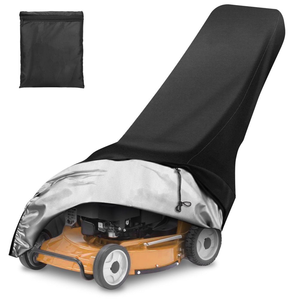 Lindbes Lawn Mower Cover Waterproof Walk-Behind Push Weeder Cover with ...
