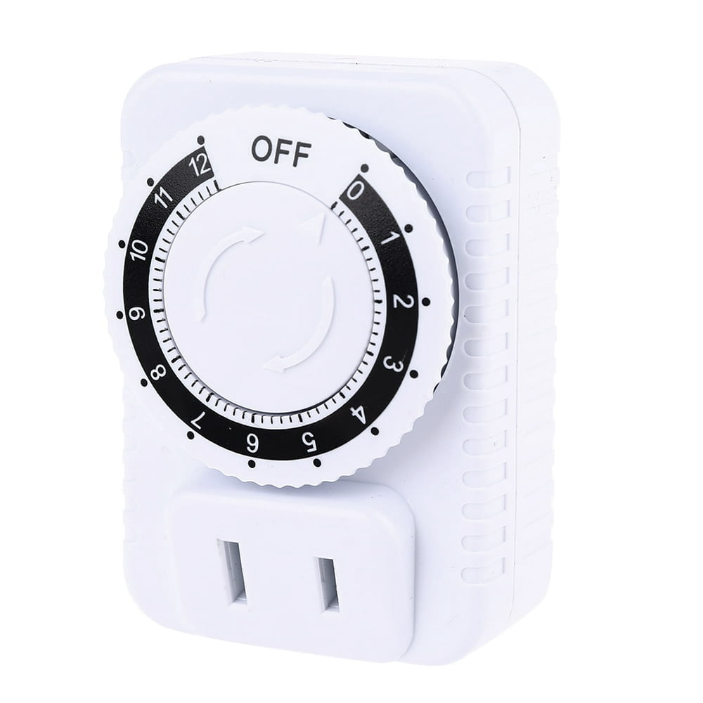 Lindbes Mechanical US Plug Switches Timer Socket AC110V 12 Hour for ...