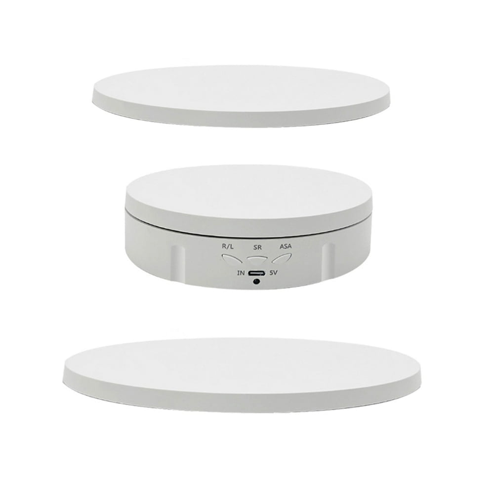 Lindbes Motorized Rotating Turntable 360 Degree Rotating Remote Control ...