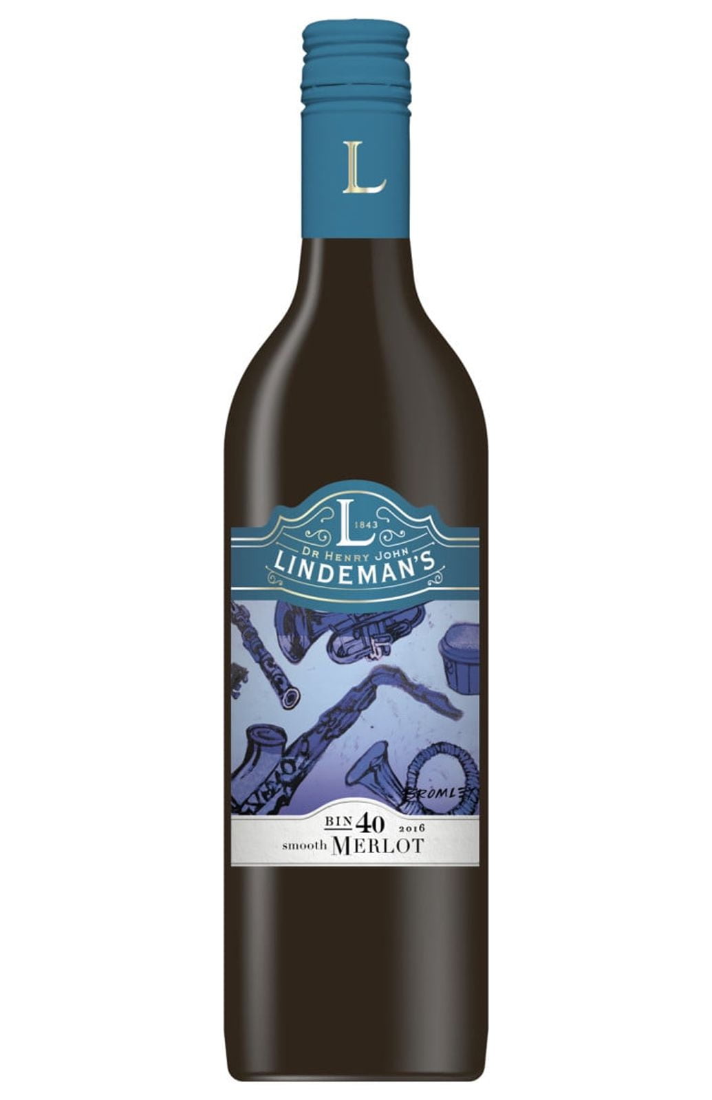 Lindeman's Bin 40 Merlot Australian Red Wine, 750ml Glass Bottle, 14% ...