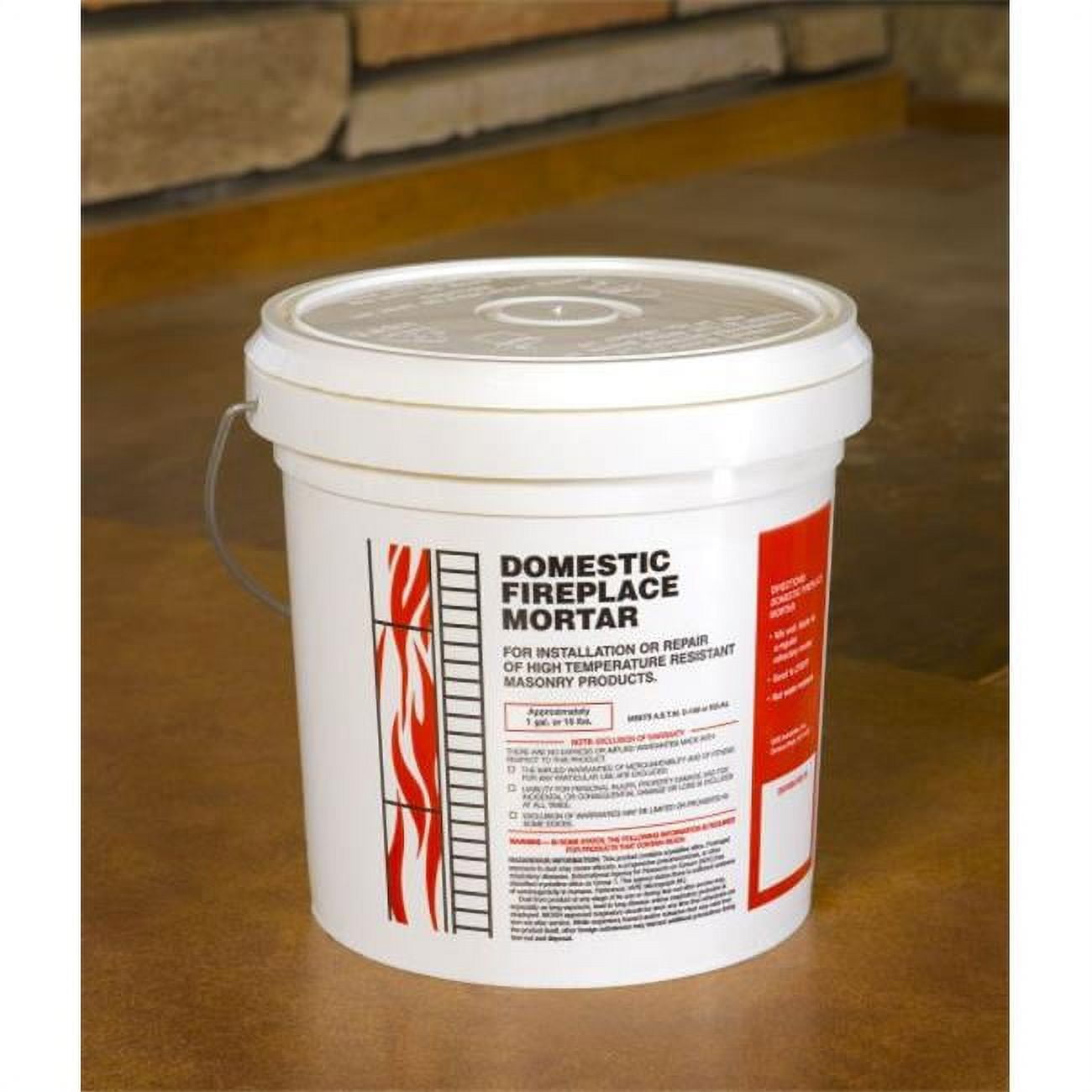 Lindemann Domestic Fireplace Mortar 50lb - Walmart.com