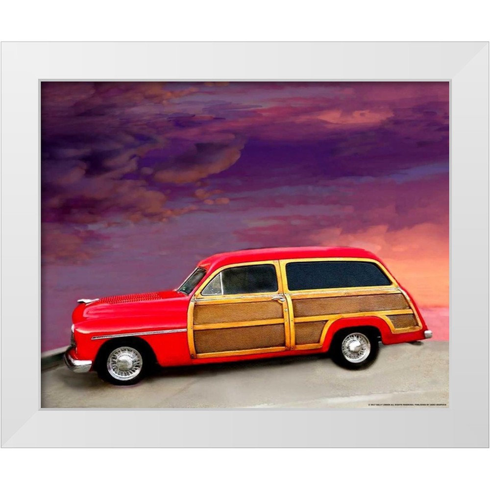 Linden, Sally 14x12 White Modern Wood Framed Museum Art Print Titled ...