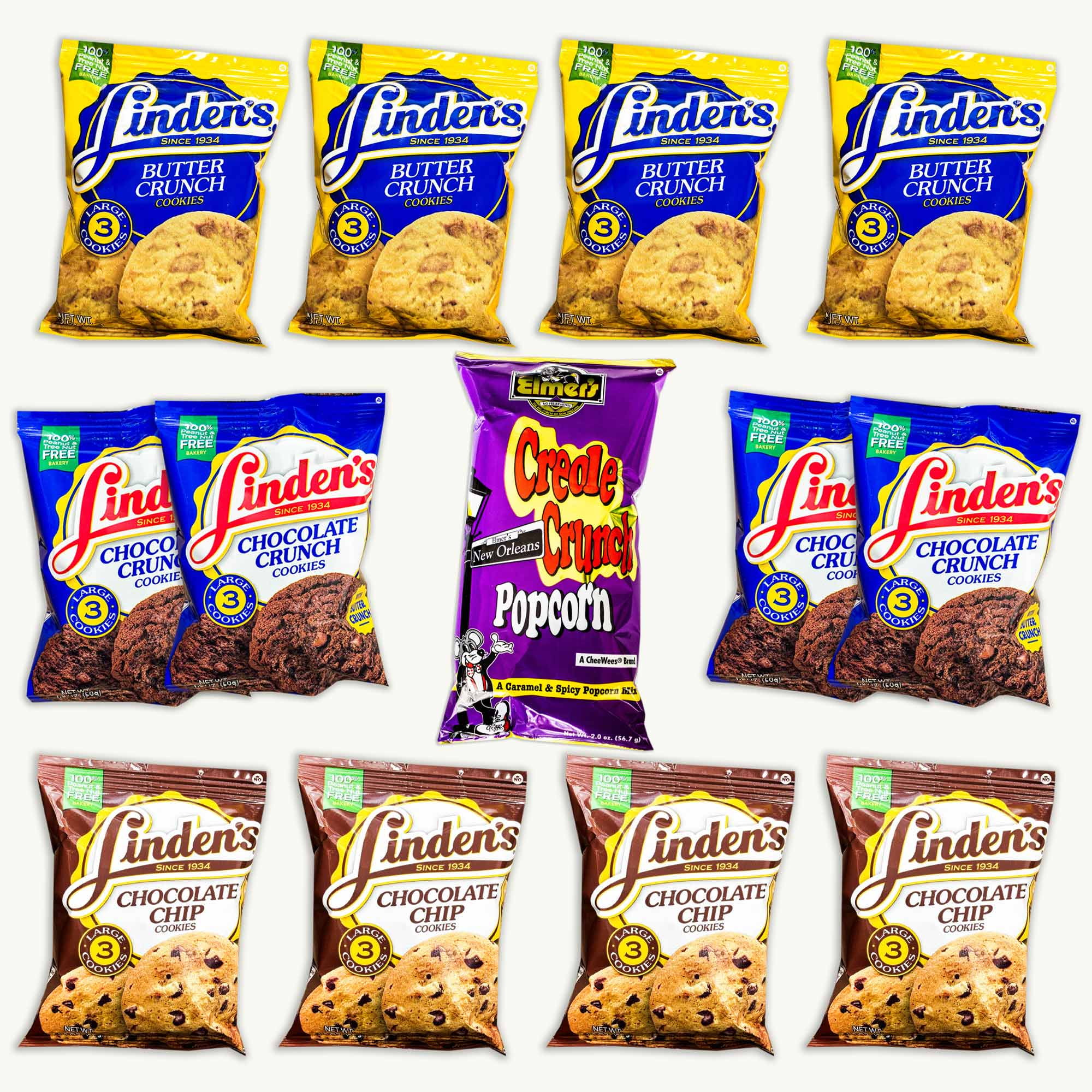 Linden's Cookies Variety Pack - Chocolate Crunch, Butter Crunch ...