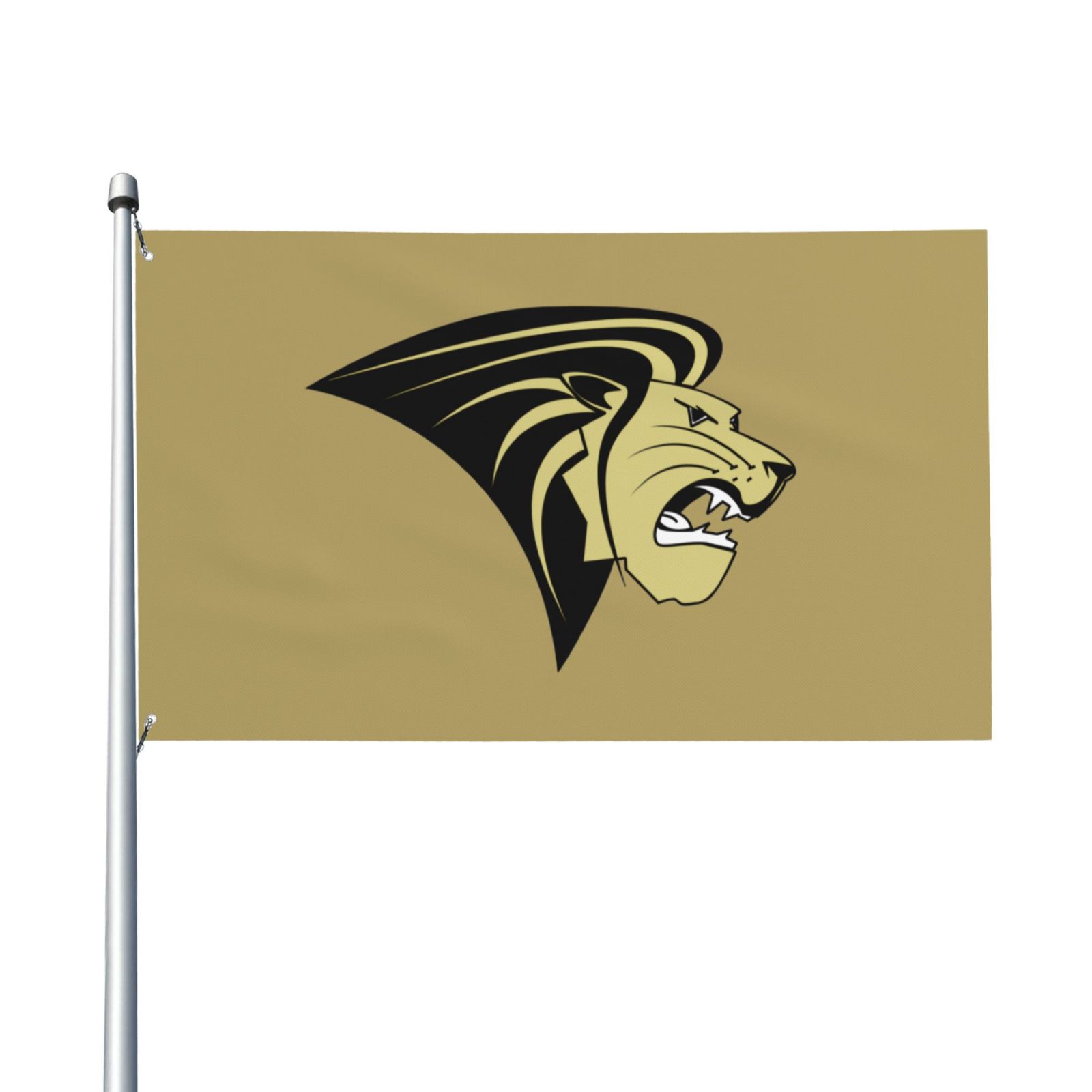 Lindenwood University Flag 3x5 Outdoor ,Sewn Stripes, Stronger Brass ...