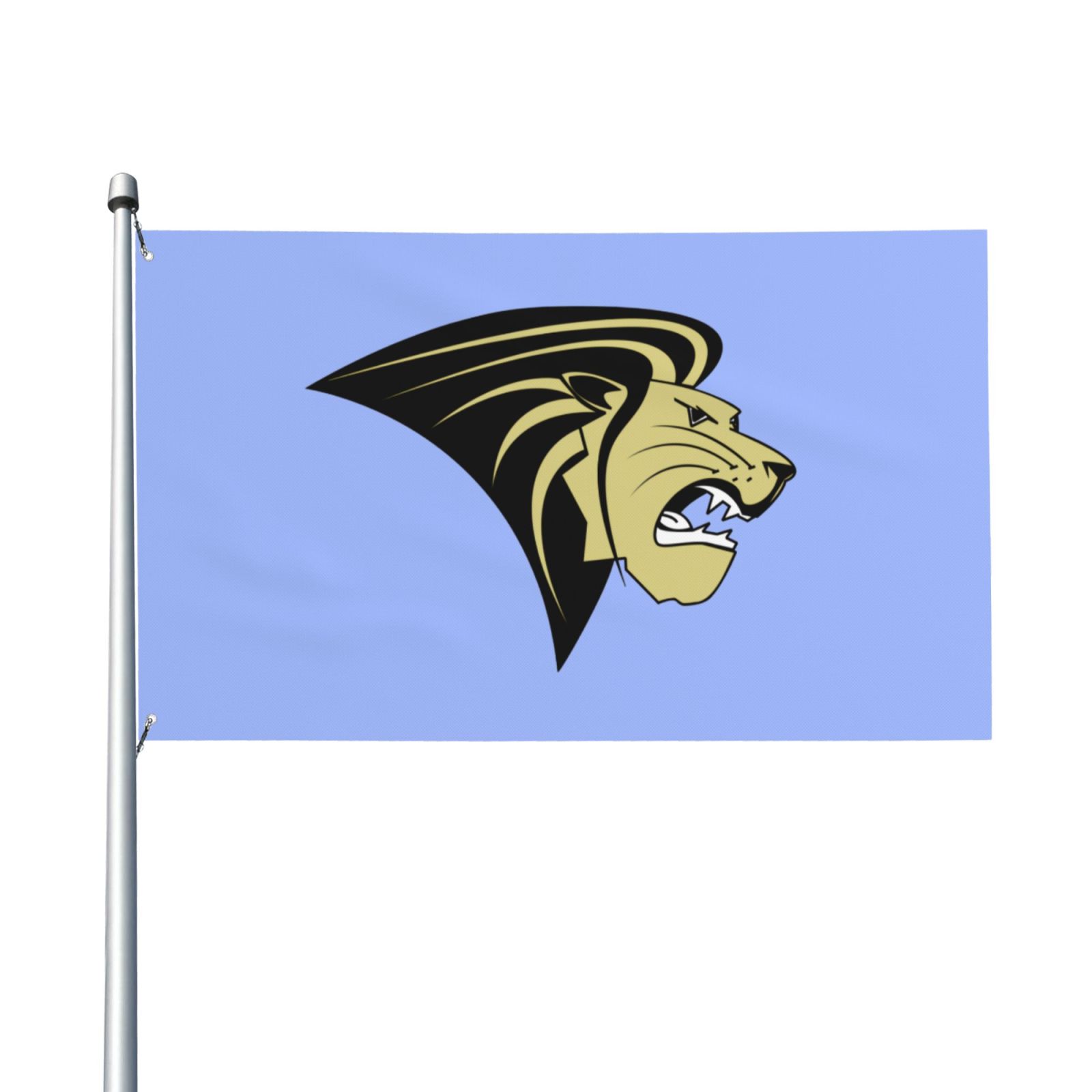 Lindenwood University Flag 3x5 Outdoor ,Sewn Stripes, Stronger Brass ...