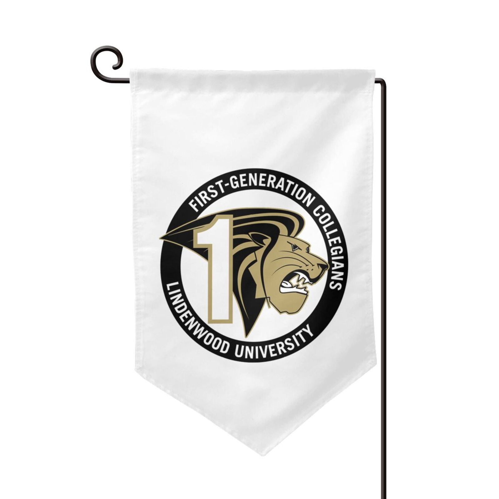 Lindenwood University Logo Garden Flag Double Sided Banners For Outdoor ...