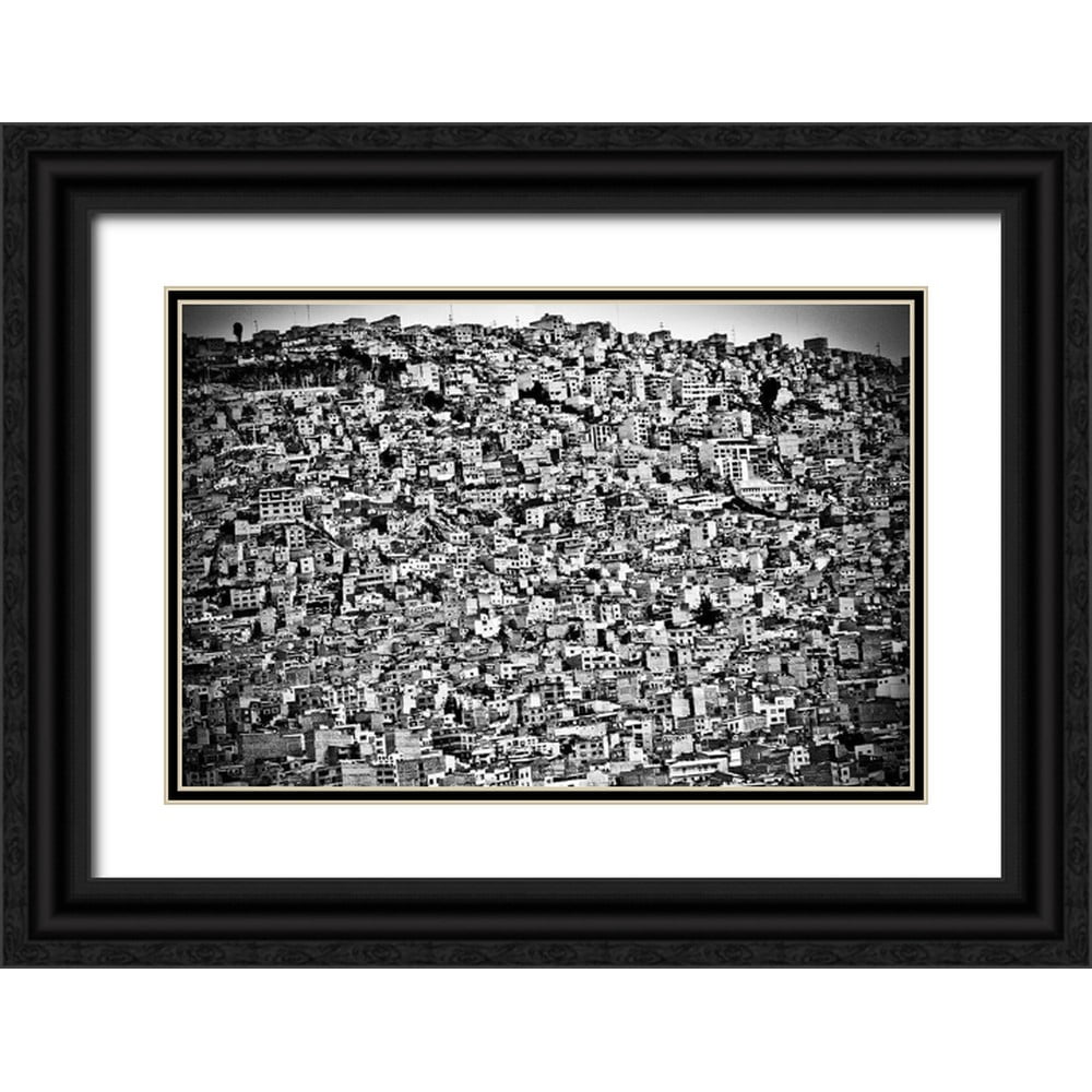Lindhe, Joel 14x11 Black Ornate Wood Framed with Double Matting Museum ...