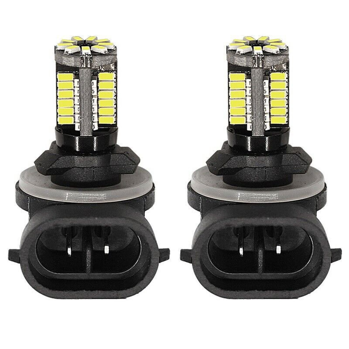 Lindmeyers New 2x 881 LED Replacement 12V Bright White Car Fog Light ...