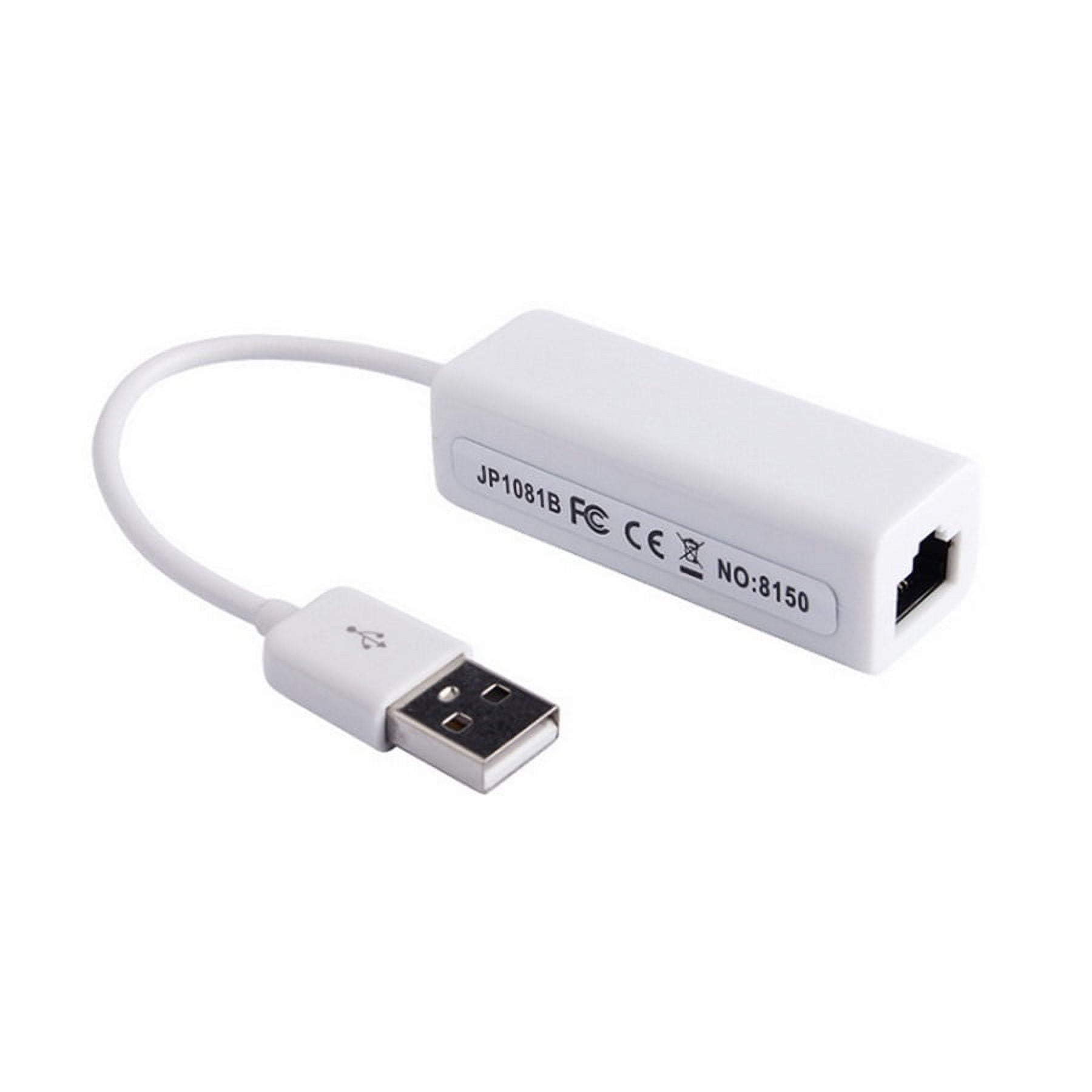Lindmeyers USB to Ethernet Adapter RJ45 LAN Network Card Connector ...