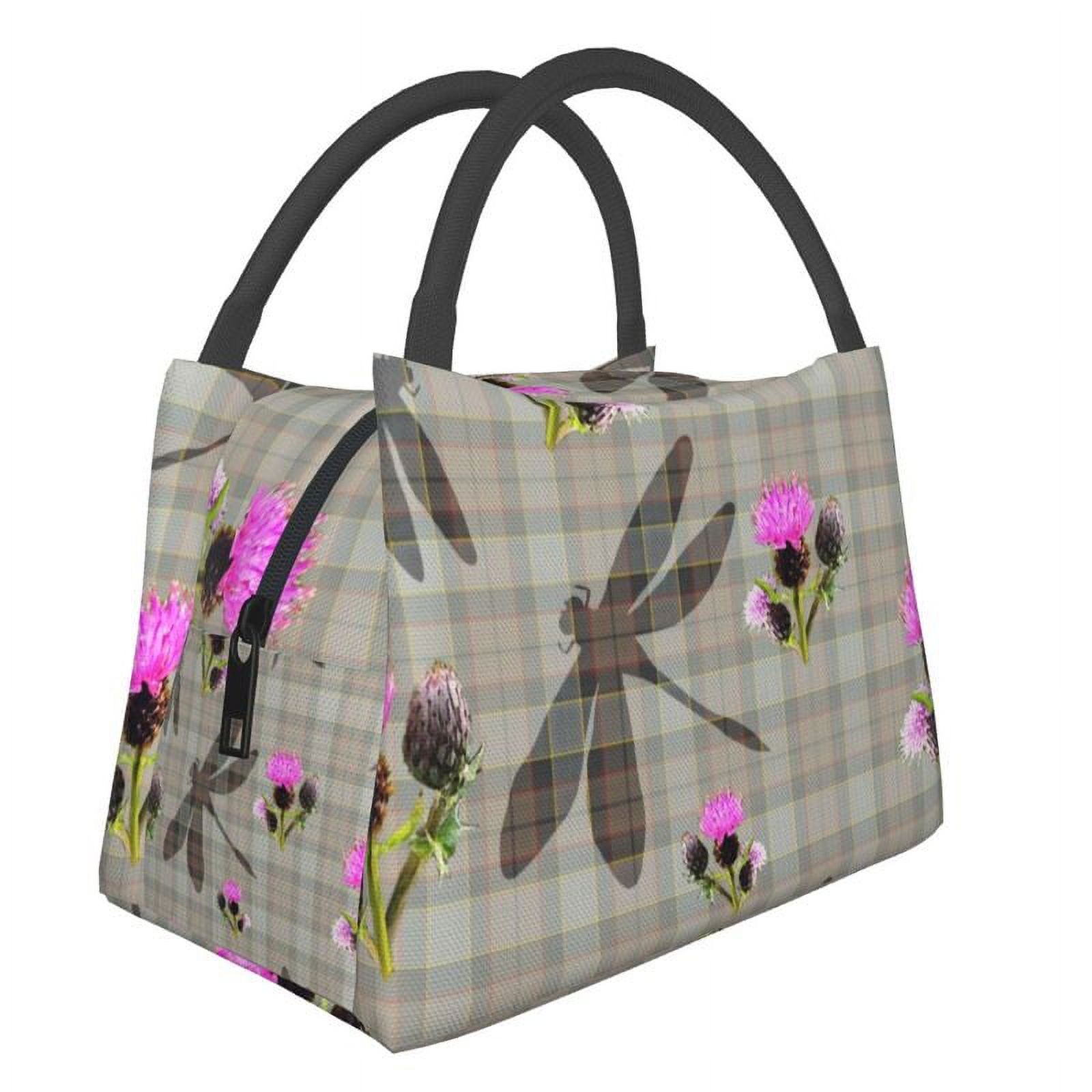 Lindsay Clan Tartan Insulated Lunch Bags for Women Portable MacKintosh ...