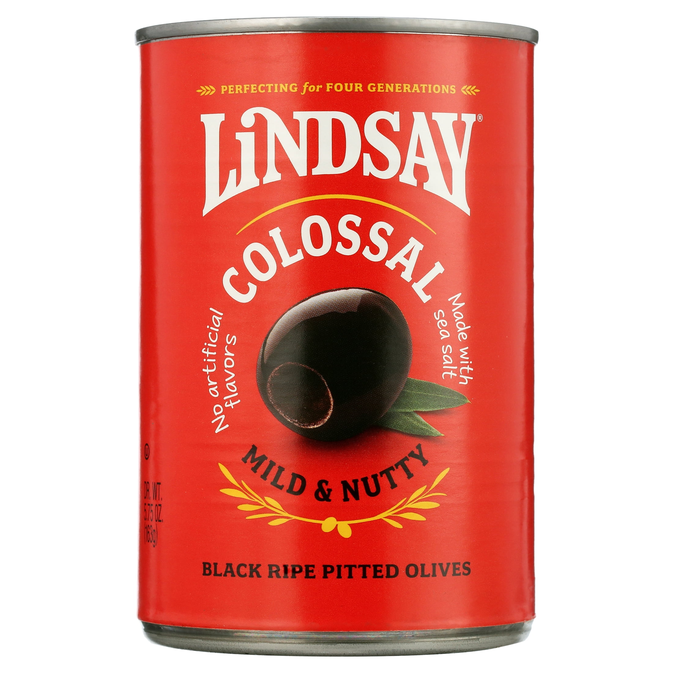 Lindsay Colossal Pitted Black Ripe Olives 5.75 oz - Walmart.com